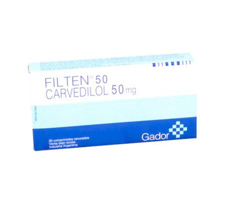 ATENOLOL GADOR 50MG TABL. CAJA X 28