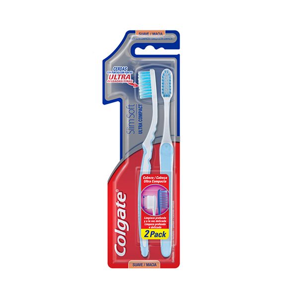 COLGATE CEPILLO SLIM SOFT 2X1